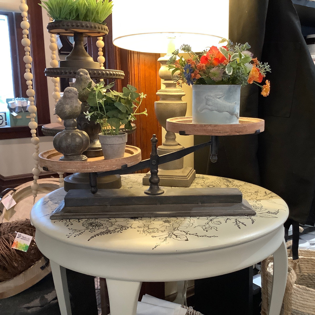 tin scale with wood – Thistle & Co